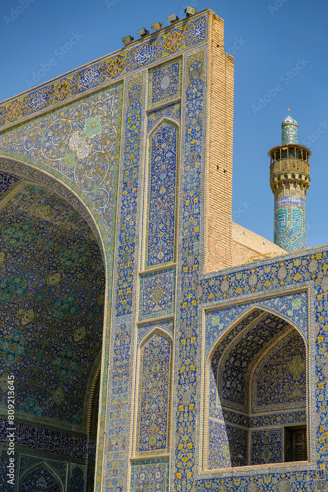 Shah Mosque, also known as the Imam Mosque, is located in Naghsh-e ...