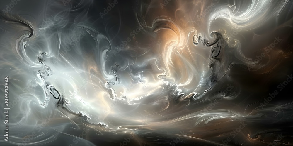 Malevolent Spirits in the Darkness. Concept Supernatural Entities ...