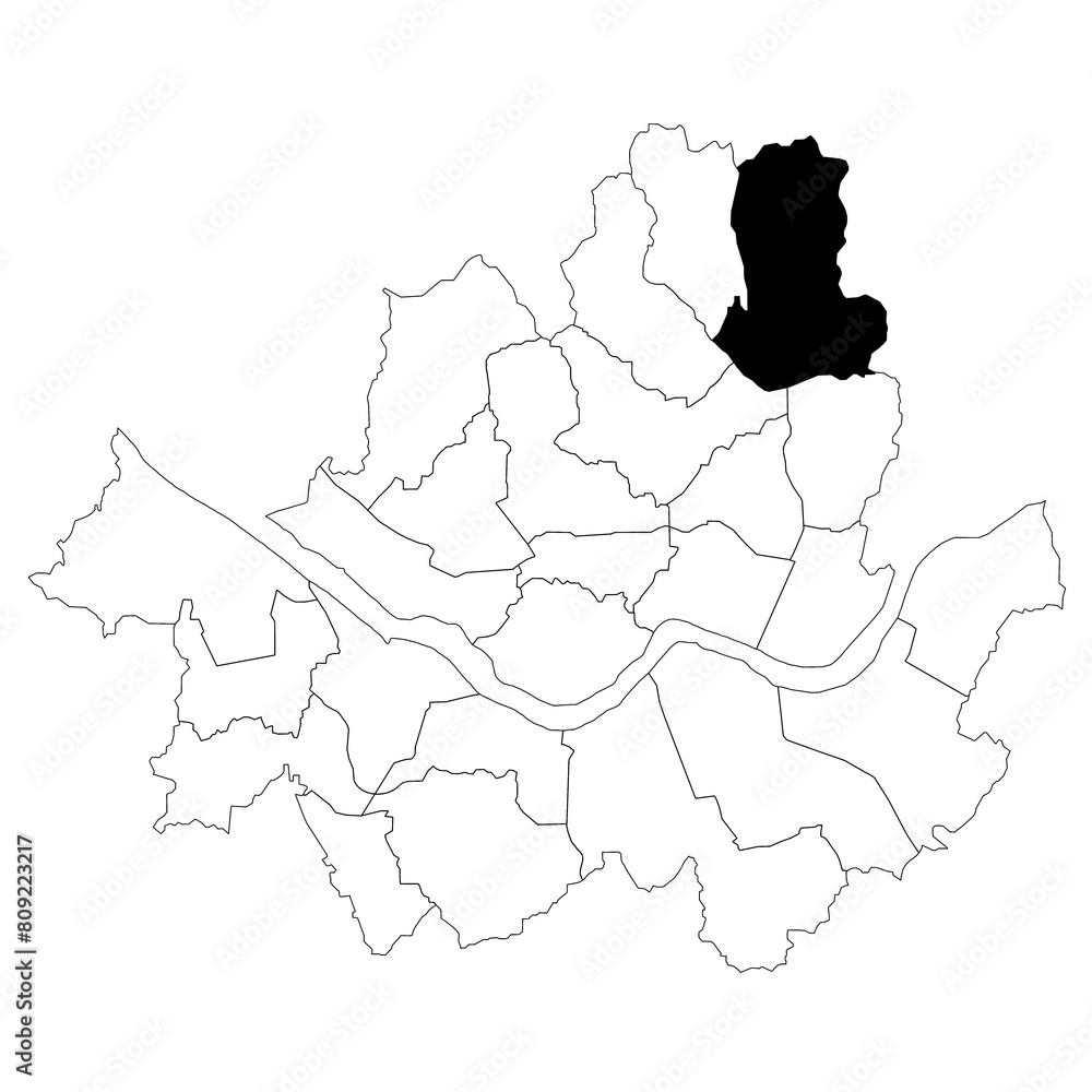 nowon-gu map. Seoul district map, administrative map of Seoul city ...