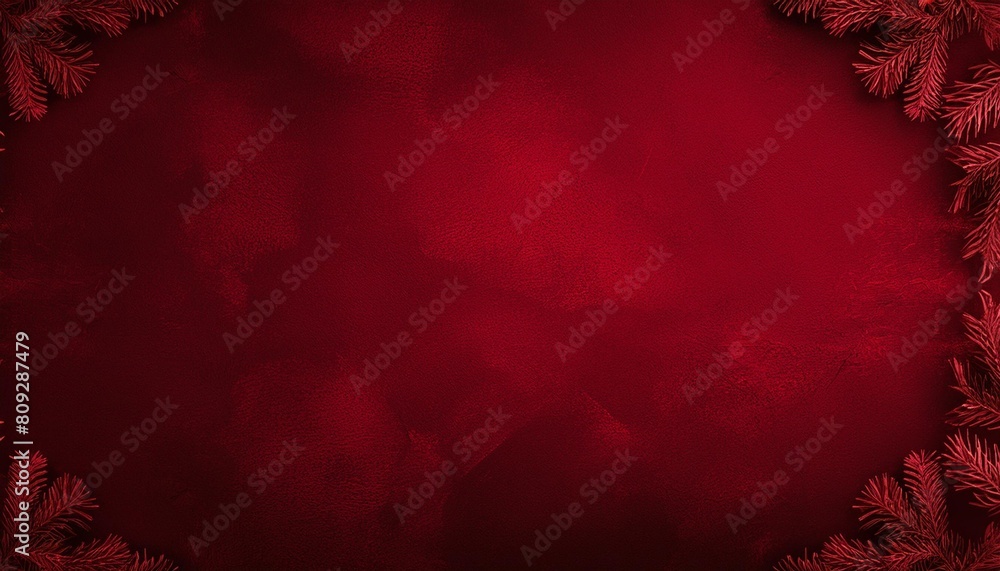 red dark background with vintage texture old christmas paper with ...
