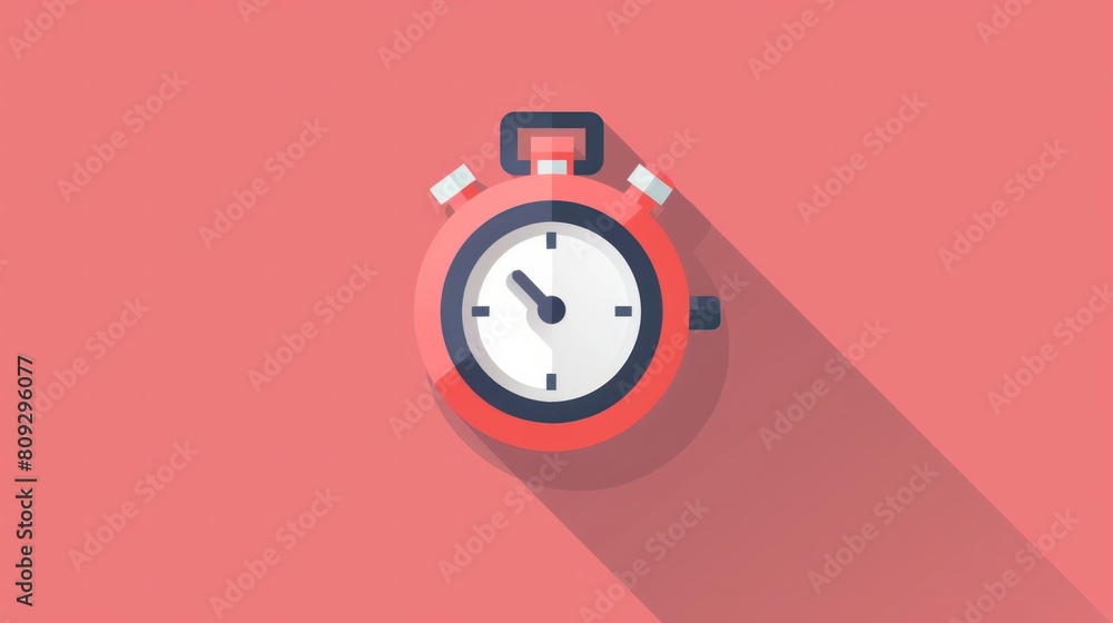 Stopwatch Icon: A stopwatch with a start/stop button and a timer ...