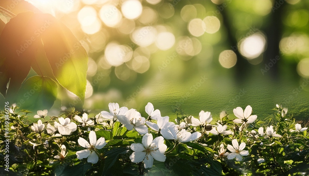 sunny spring background hd wallpaper in the style of soft focus lens ...