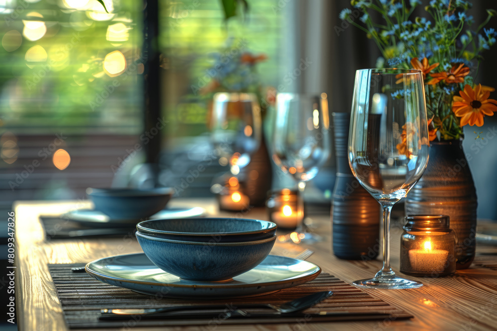 Using utensils properly at the dining table, demonstrating good table ...