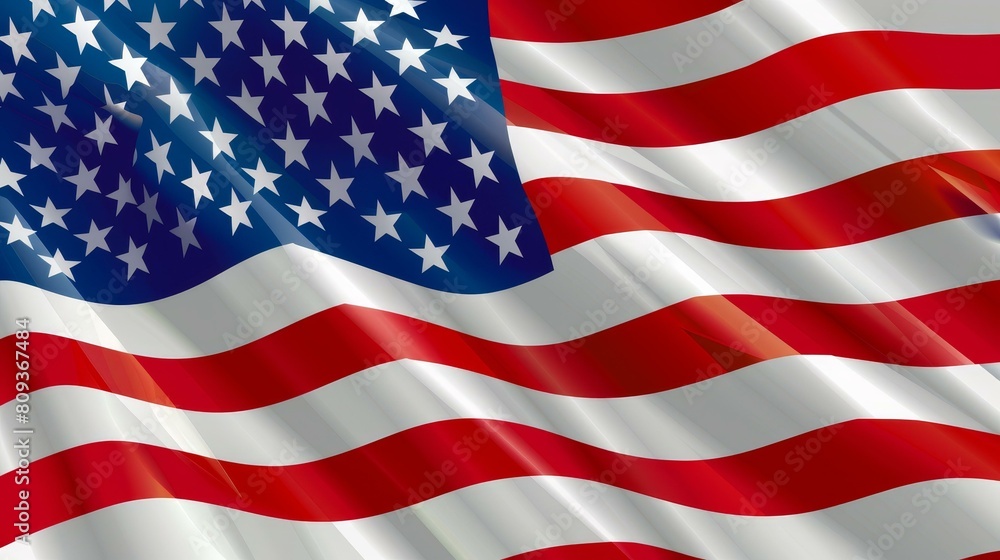 An American flag backdrop with a subtle gradient effect, Ai Generated ...