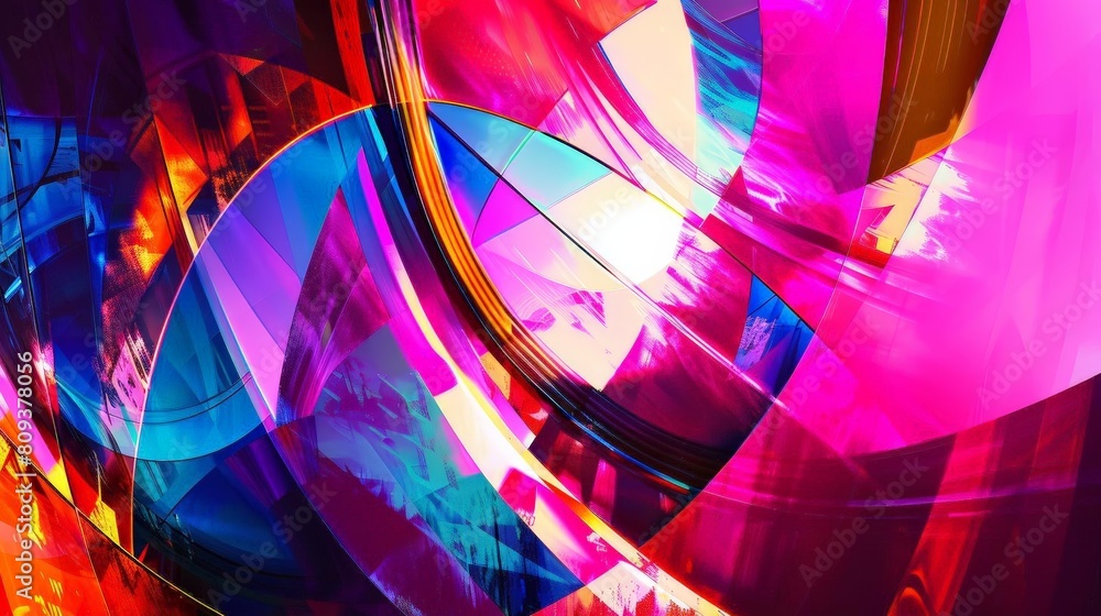 a colorful array of objects, including a laptop, a phone, a book, and a ...