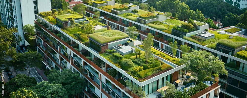 Green Roofs Implement green roofs with vegetation and greenery to ... Green Roofs Implement green roofs with vegetation and greenery to ...