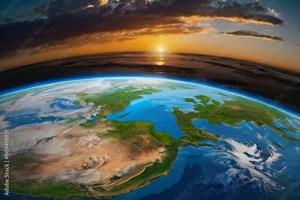 Visualize global warming and climate change with images of floods and ...