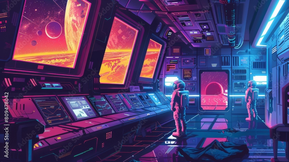 Design a spacecraft interior using solid-state battery technology ...
