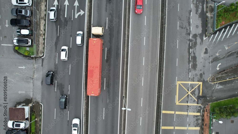 Kuching, Malaysia - May 9 2024: Aerial View of Galacity, Emporium and ...