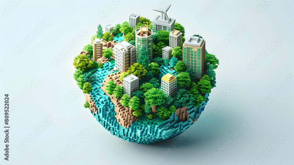 3D Flat icon as NGO Director Promoting Sustainable Development Goals ...