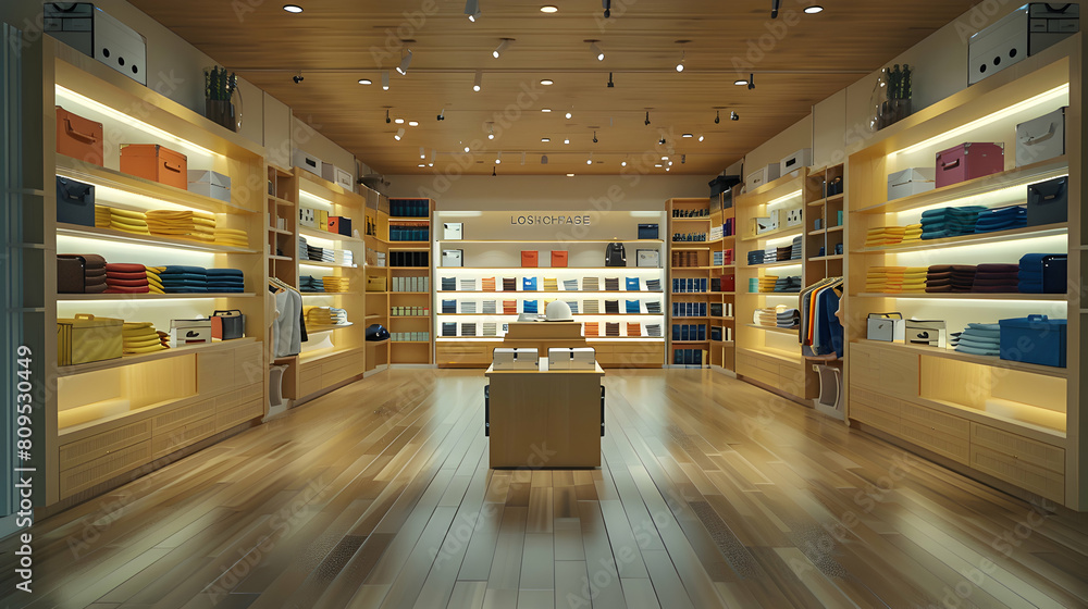 Foto de Photo realistic as Visual Merchandiser Designing Store Layouts ...