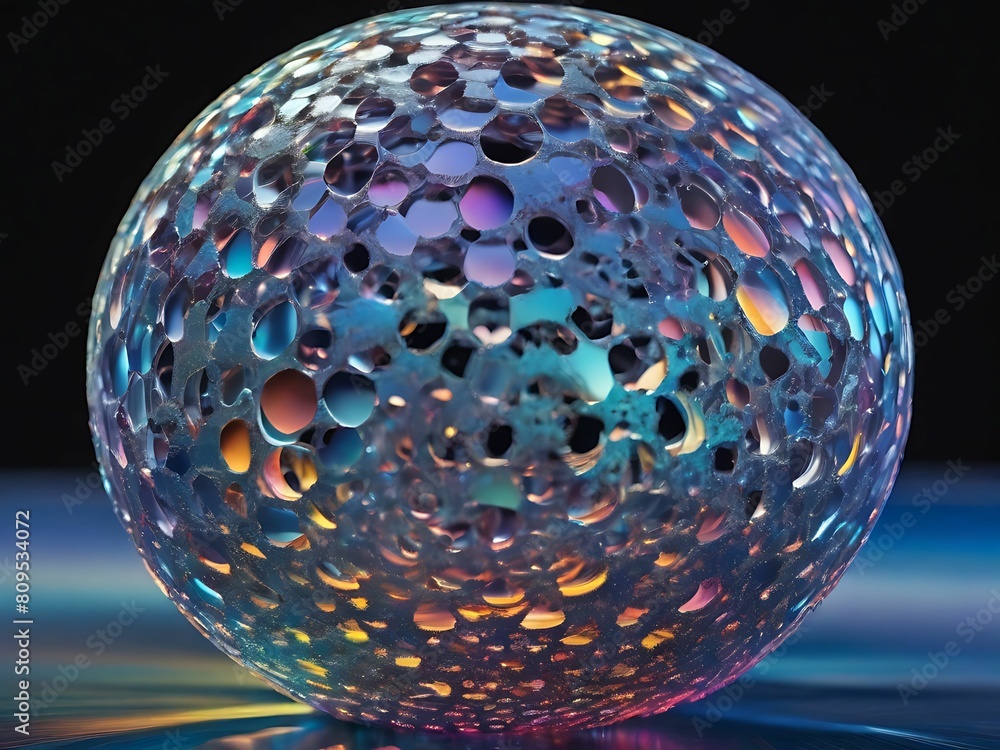 Design a holographic Apollonian sphere packing, with spheres arranged ...