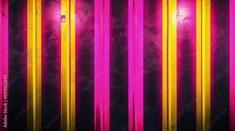 beautiful neon color vertical lines on night club wall neon color ...