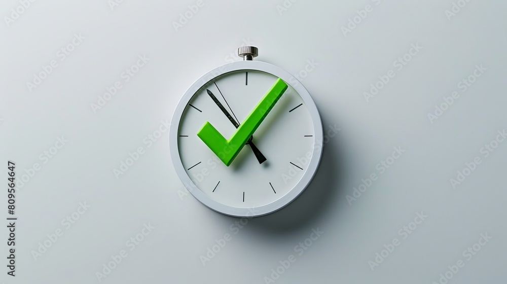 Checkmark with a Tick Icon: A combination of a green checkmark and a ...