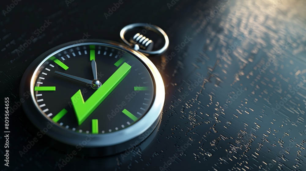 Checkmark with a Tick Icon: A combination of a green checkmark and a ...