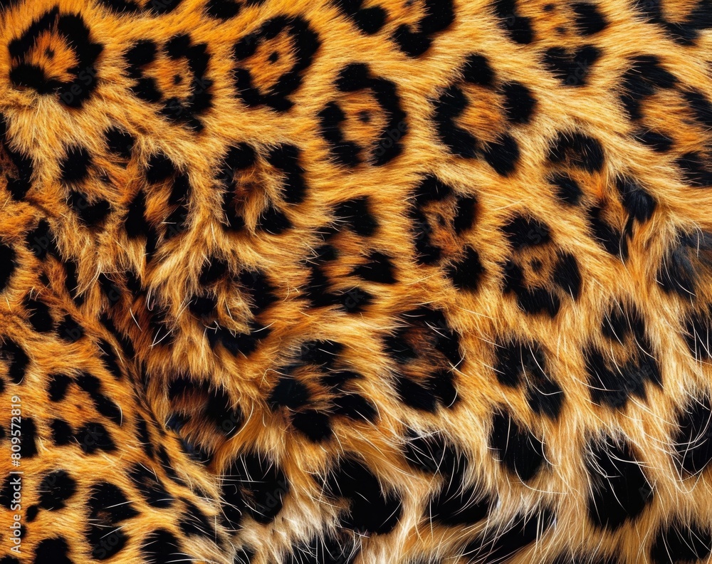 leopard print fabric texture, seamless pattern, high resolution Stock ...