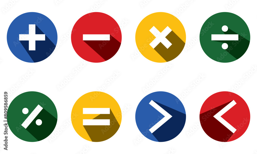 mathematical icon. math calculations addition, division, subtraction ... mathematical icon. math calculations addition, division, subtraction ...