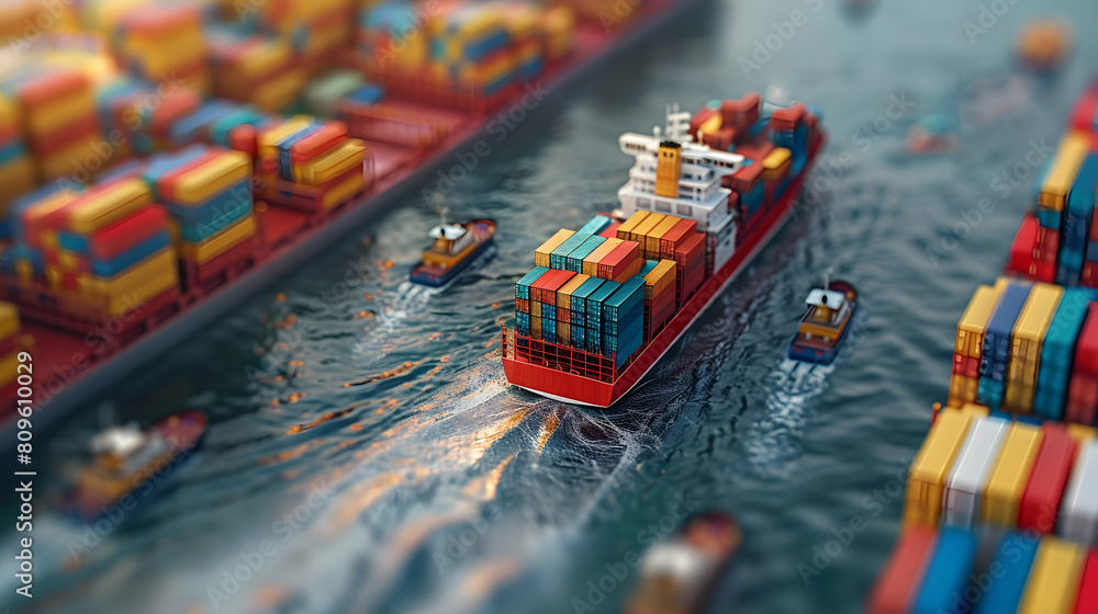 Photo realistic as International Logistics Expert Managing Freight ...