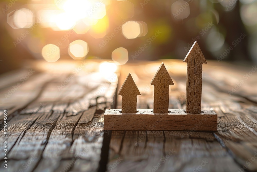 Step-by-Step Growth Graph with Stairs Arrows - Visual Strategy for ...