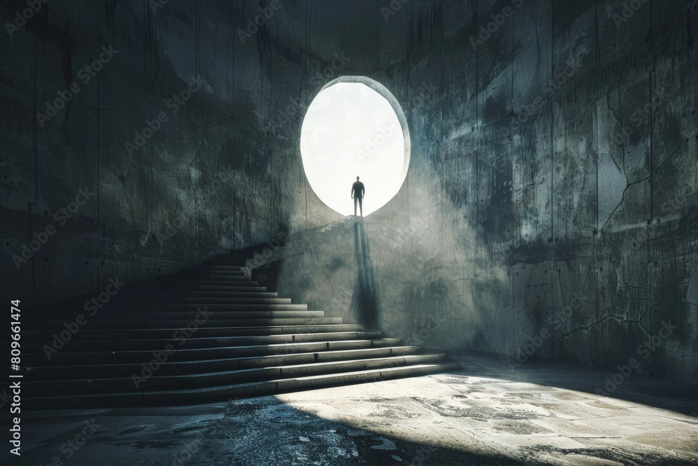 column of blocks representing a multi-tier business hierarchy AI ...