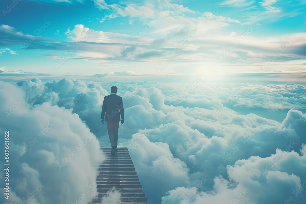 Step-by-Step Growth Graph with Stairs Arrows - Visual Strategy for ...