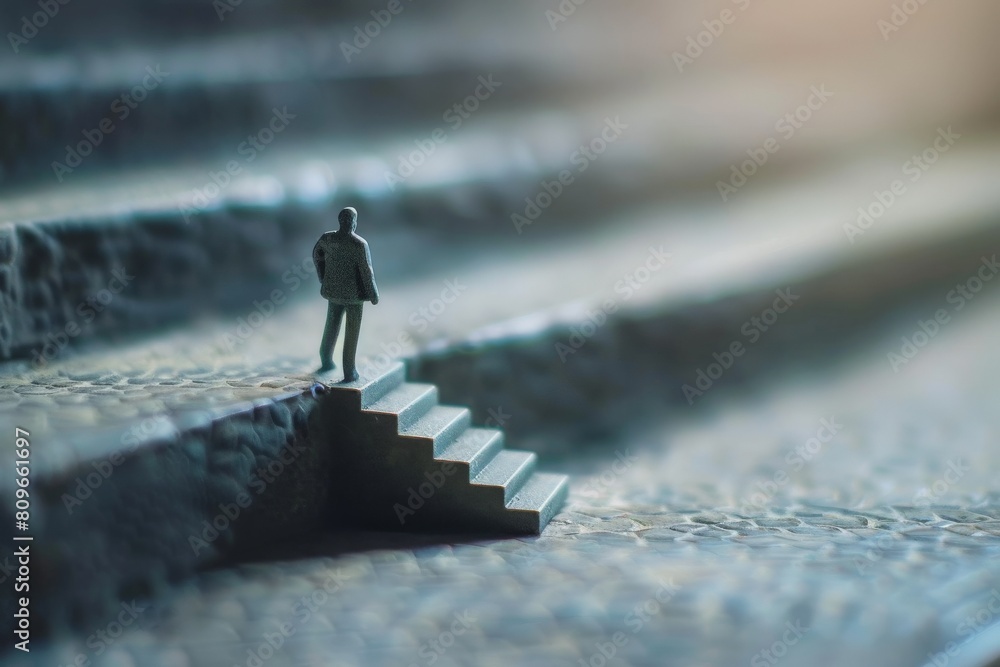 Step-by-Step Growth Graph with Stairs Arrows - Visual Strategy for ...