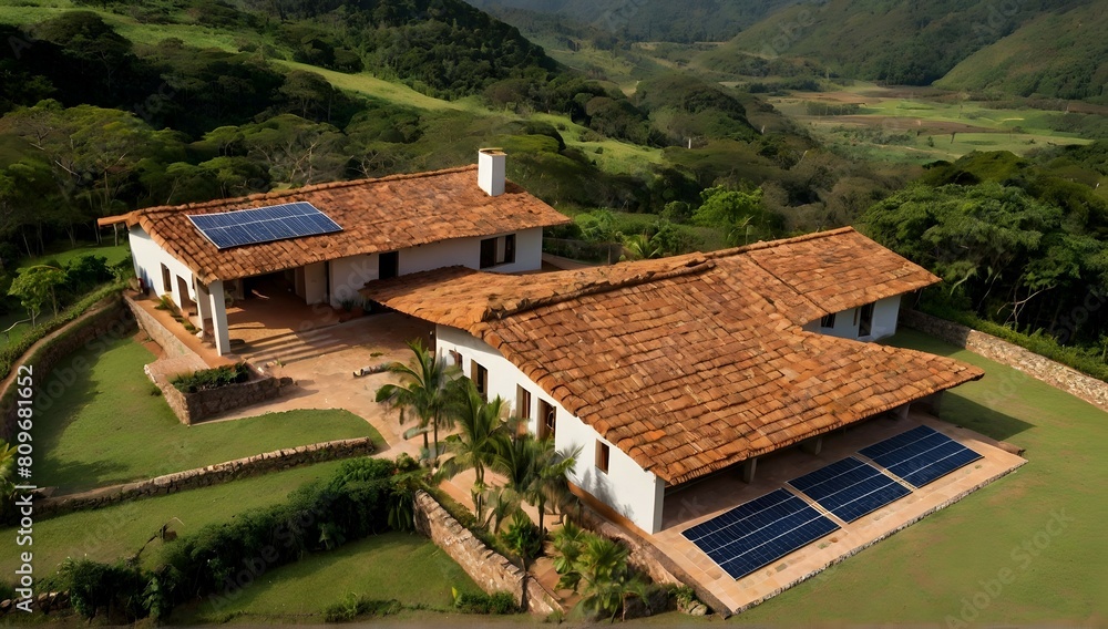 brazilian farm house stone and clay sustainable traditional colonial ...