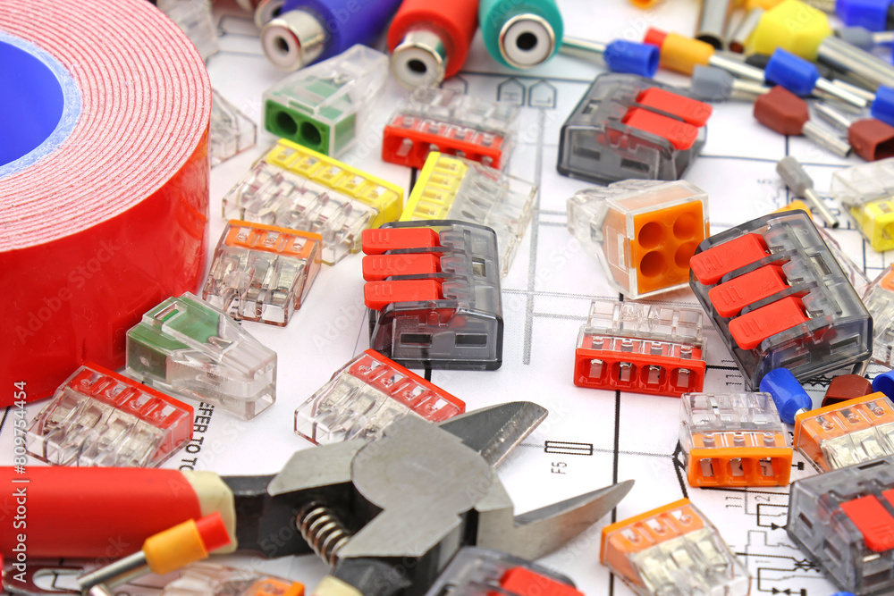 Electrical installation tools and materials for the installation of ...