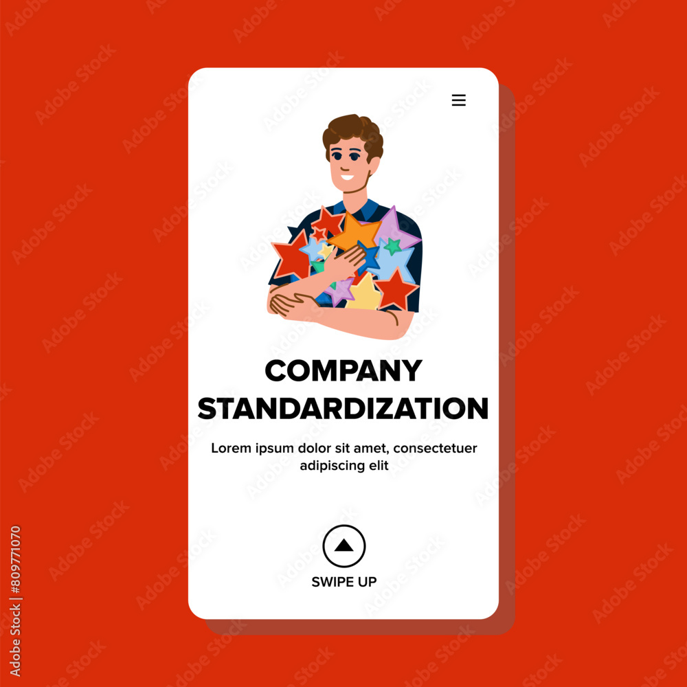 uniformity company standardization vector. guidelines regulations ...