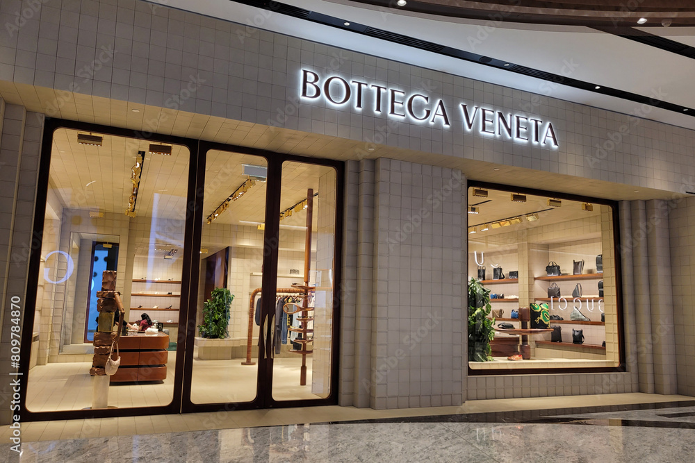 Kuala Lumpur, Malaysia - 13 Feb 2024: Storefront view of Bottega Veneta ...