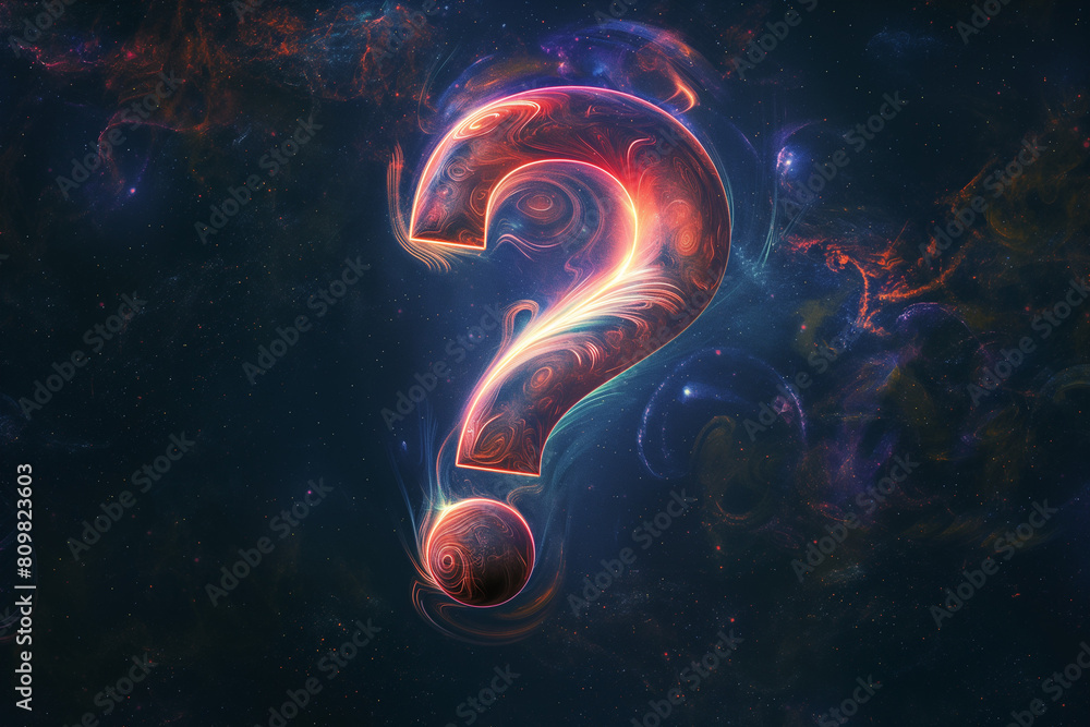 question mark symbol, Dive into the depths of curiosity with an ...
