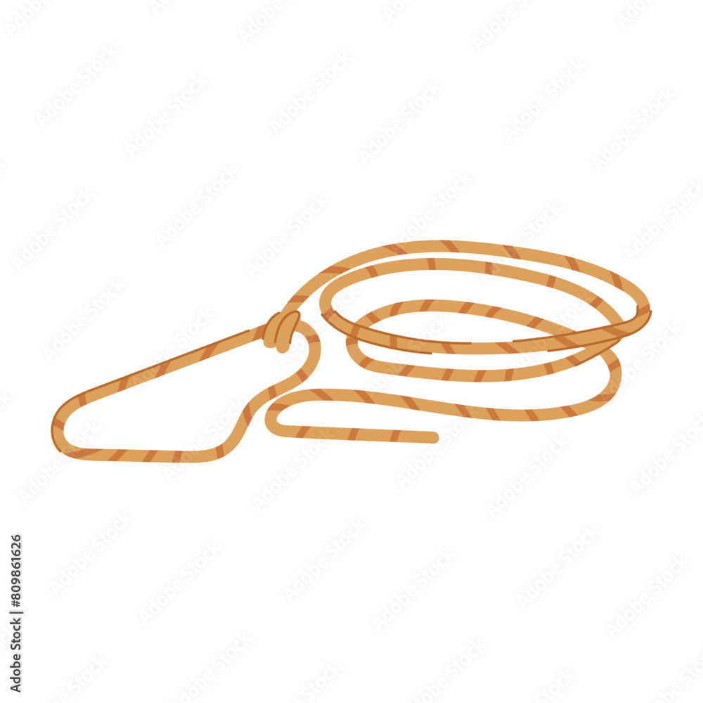 cowboy lasso cartoon. rope western, rodeo frame, string border cowboy ...