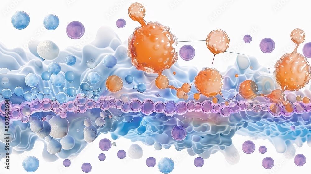 Diagram of a surfactant molecule, highlighting the hydrophilic head and ...