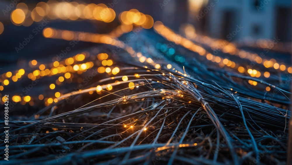 Building the Backbone, Construction Area for Fiber Optic Cable ...