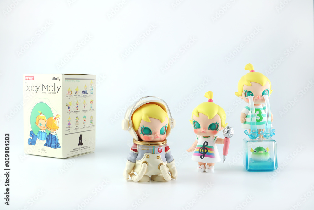art toys Molly character from Baby Molly collection from Pop Mart blind ...