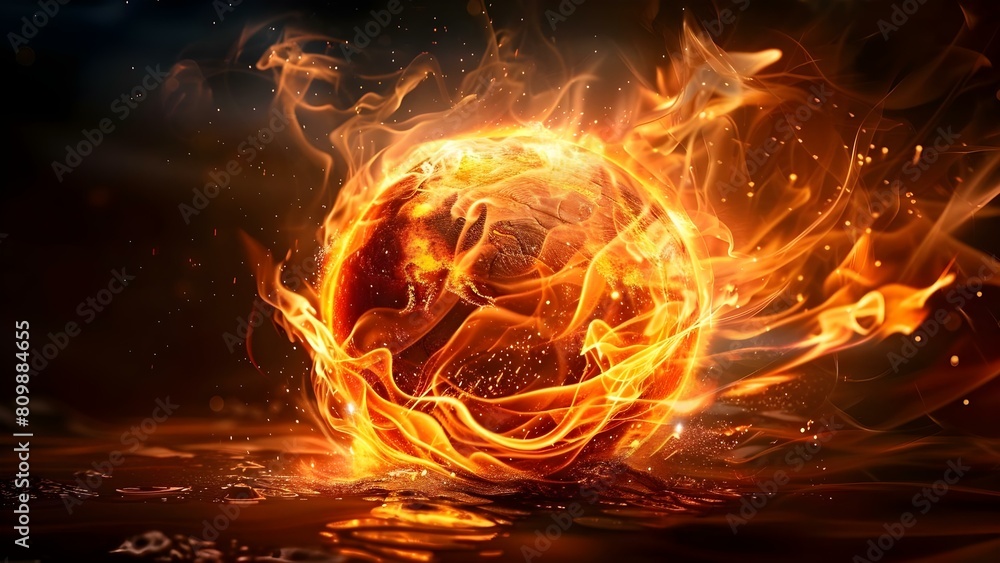 Climate change warning due to volcanic activity causing floods and ...