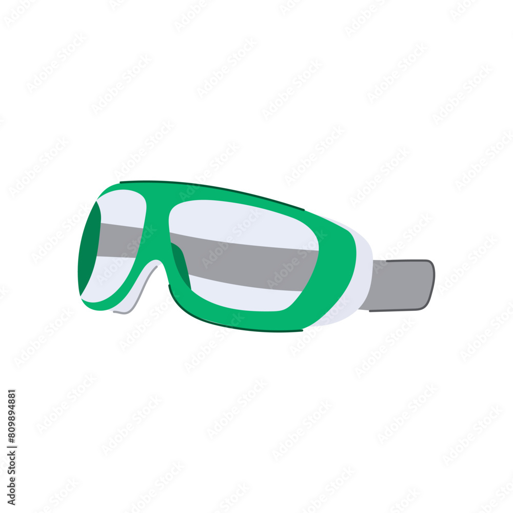 glasses safety goggles cartoon. construction work, goggle glass ...