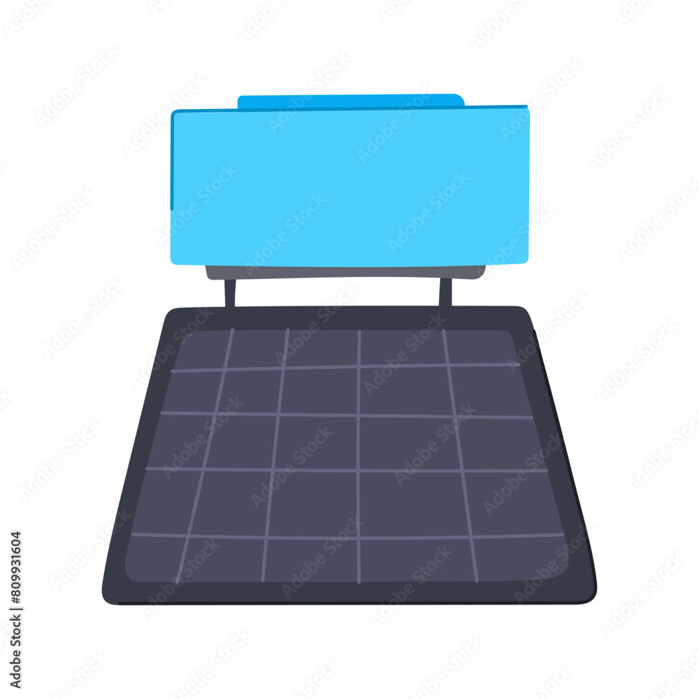 heat solar water heater cartoon. collector roof, panel home, system ...