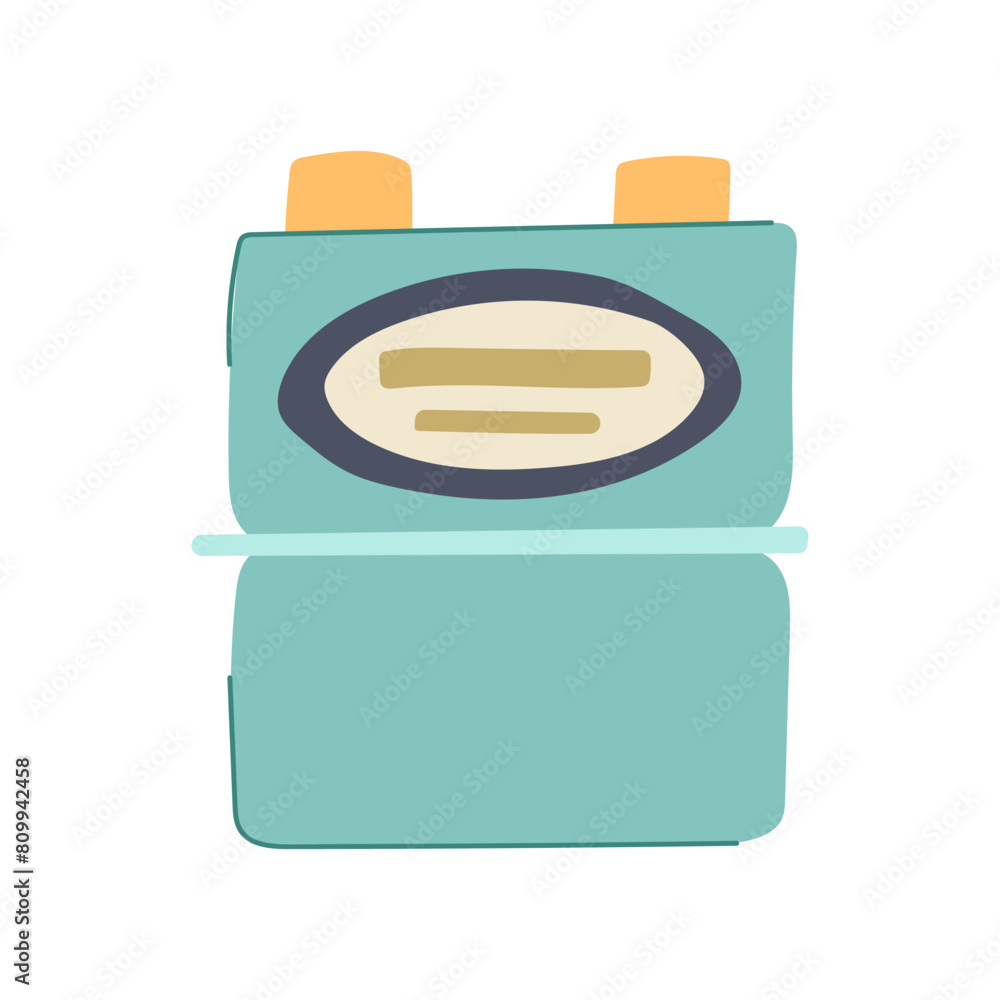 electric water gas meter cartoon. heating box, counter pipe, natural ...
