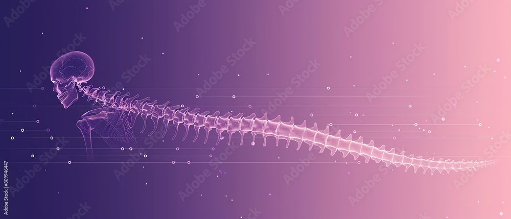 Chiropractic educational seminar featuring a full spinal column Xray on ...