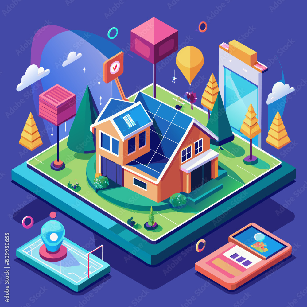 Augmented reality for real estate. Virtual property tours and floor ...