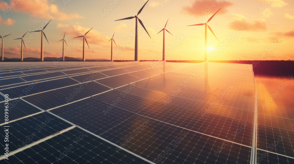 Solar cell in solar farm, Alternative energy and sustainable energy ...