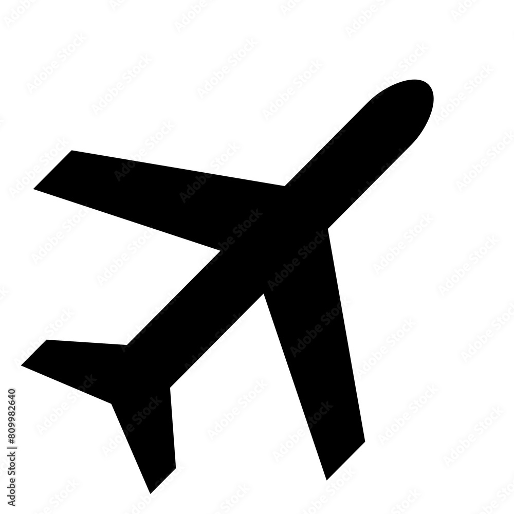 plane flying icon transparent background png Stock Illustration | Adobe ...