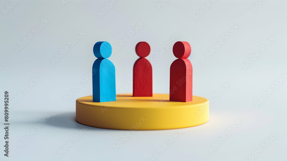 3D cute icon as Leadership Feedback and Performance Review concept as ...