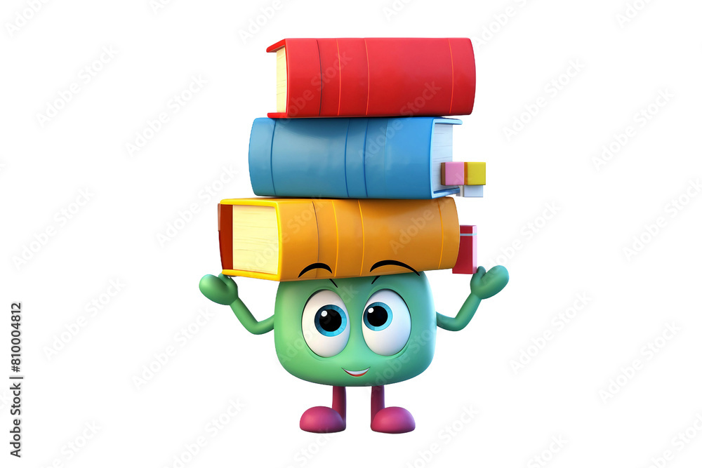 Charming Load Balancing Toon Isolated On Transparent Background PNG ...