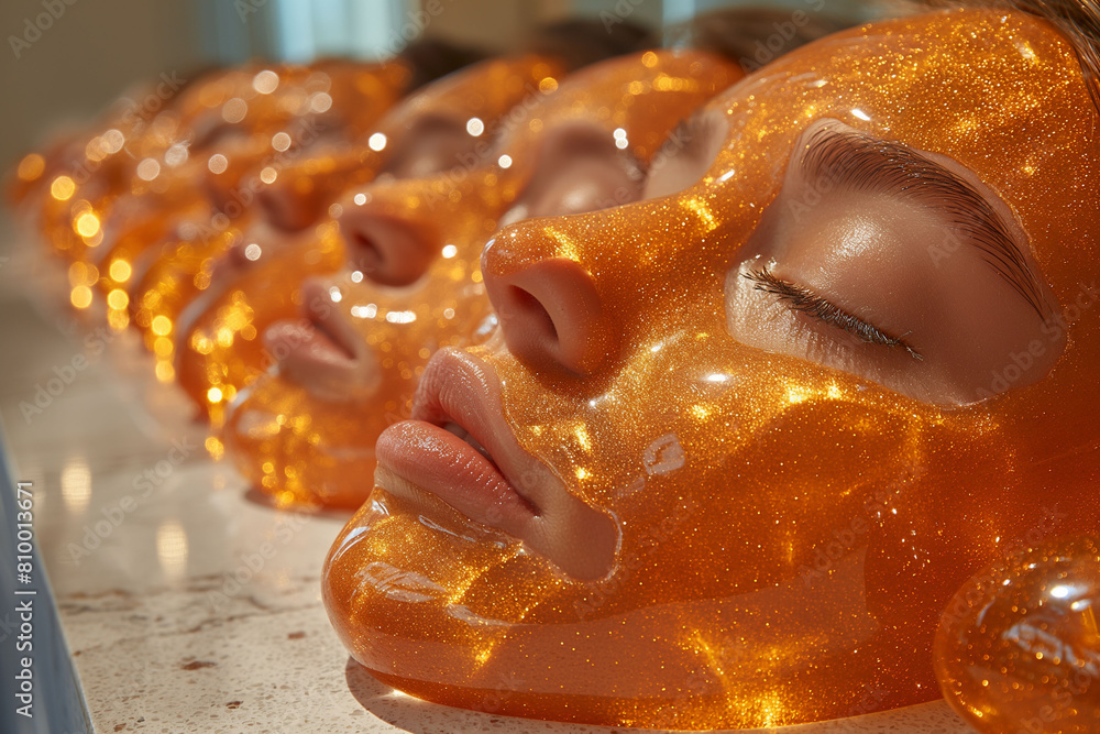 facial treatments with sparkling orange omega 3 infused skin masks ...