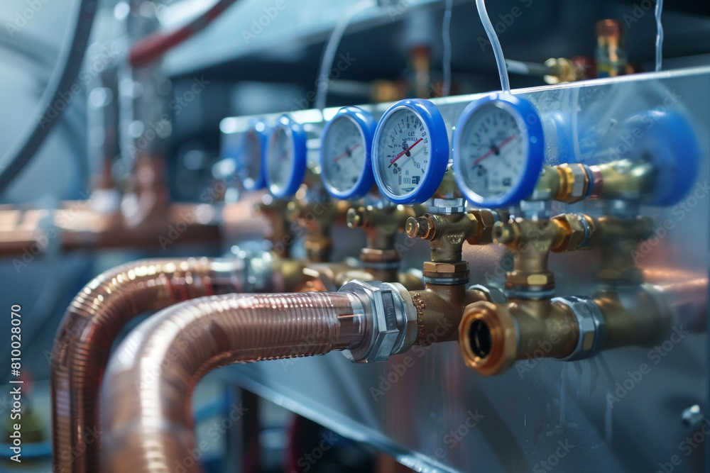 The process of transforming refrigerant vapor into liquid in a ...