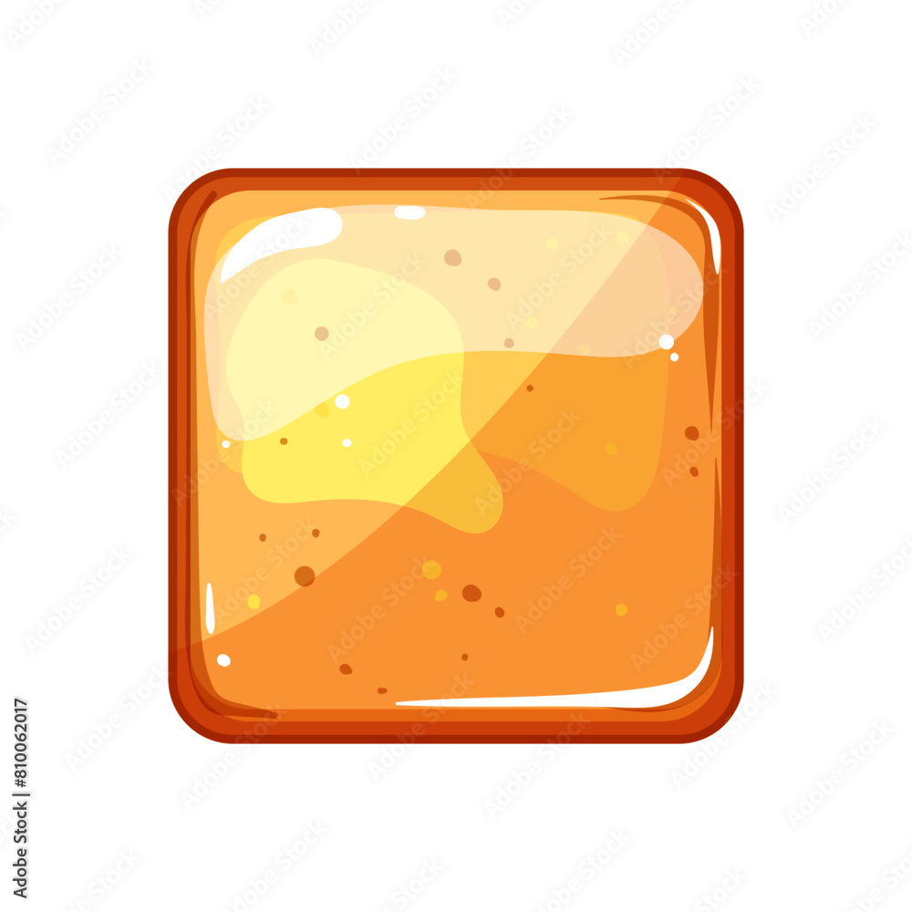 menu square game button cartoon. element template, metal technology ...