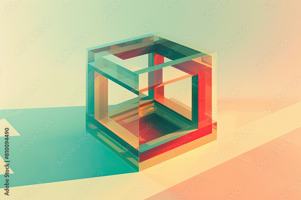 reflective 3D geometric structure, making it suitable for concepts in ...