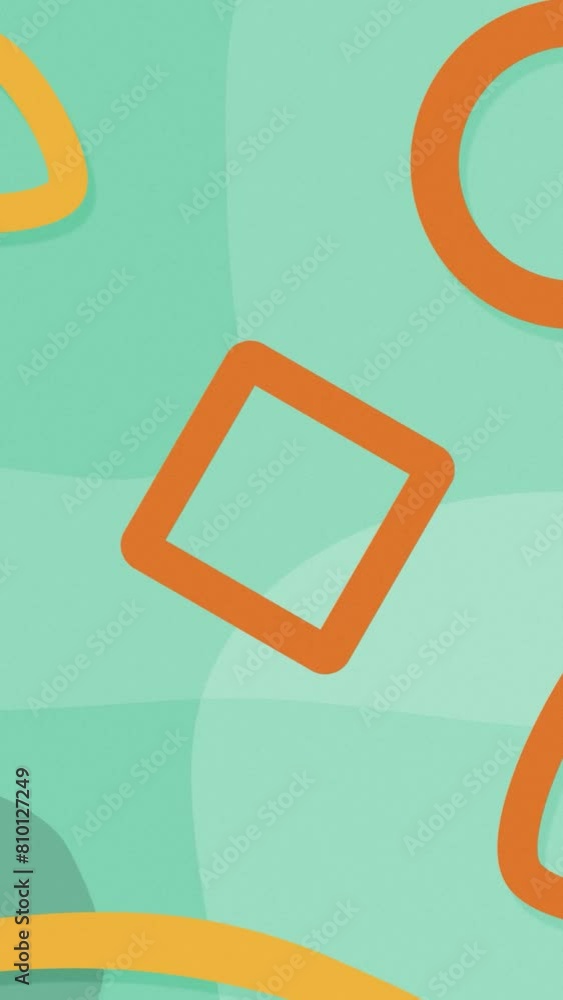 Abstract seamless looped geometrical shape animated background. sky ...
